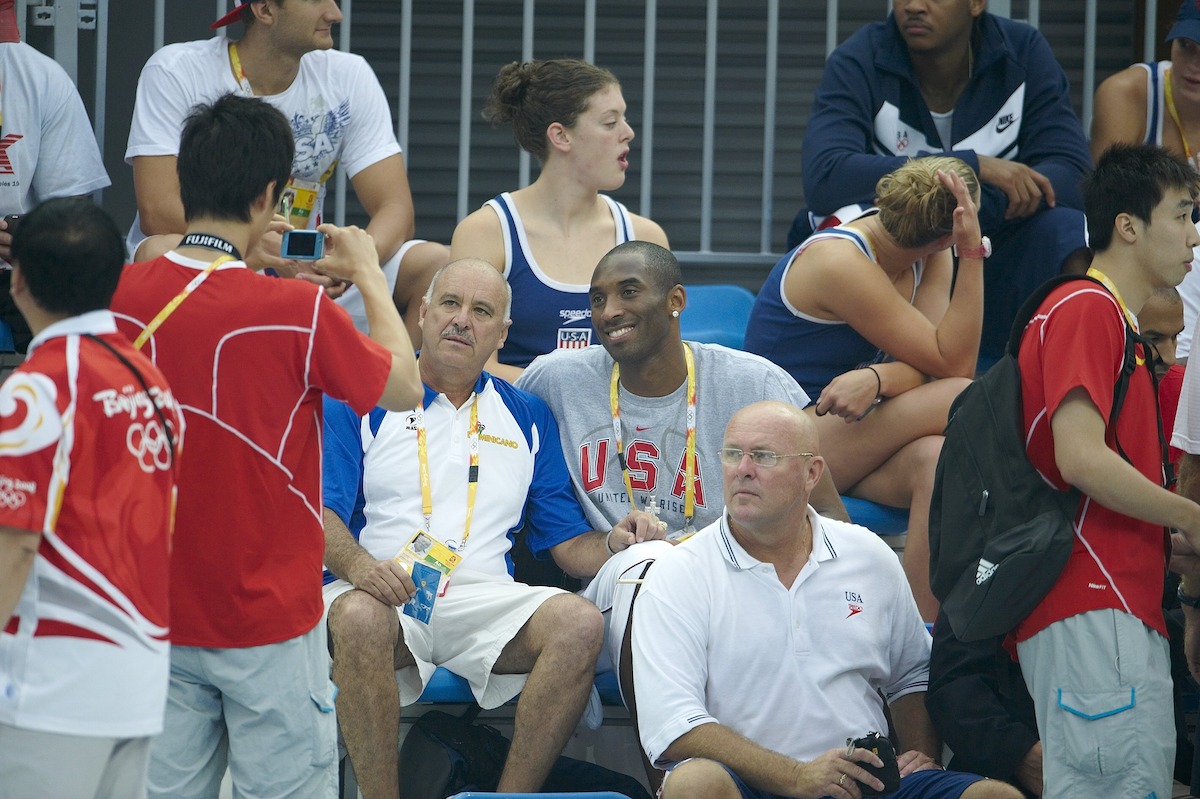 Pics of The Redeem Team in the Olympics Stands - Netflix Tudum