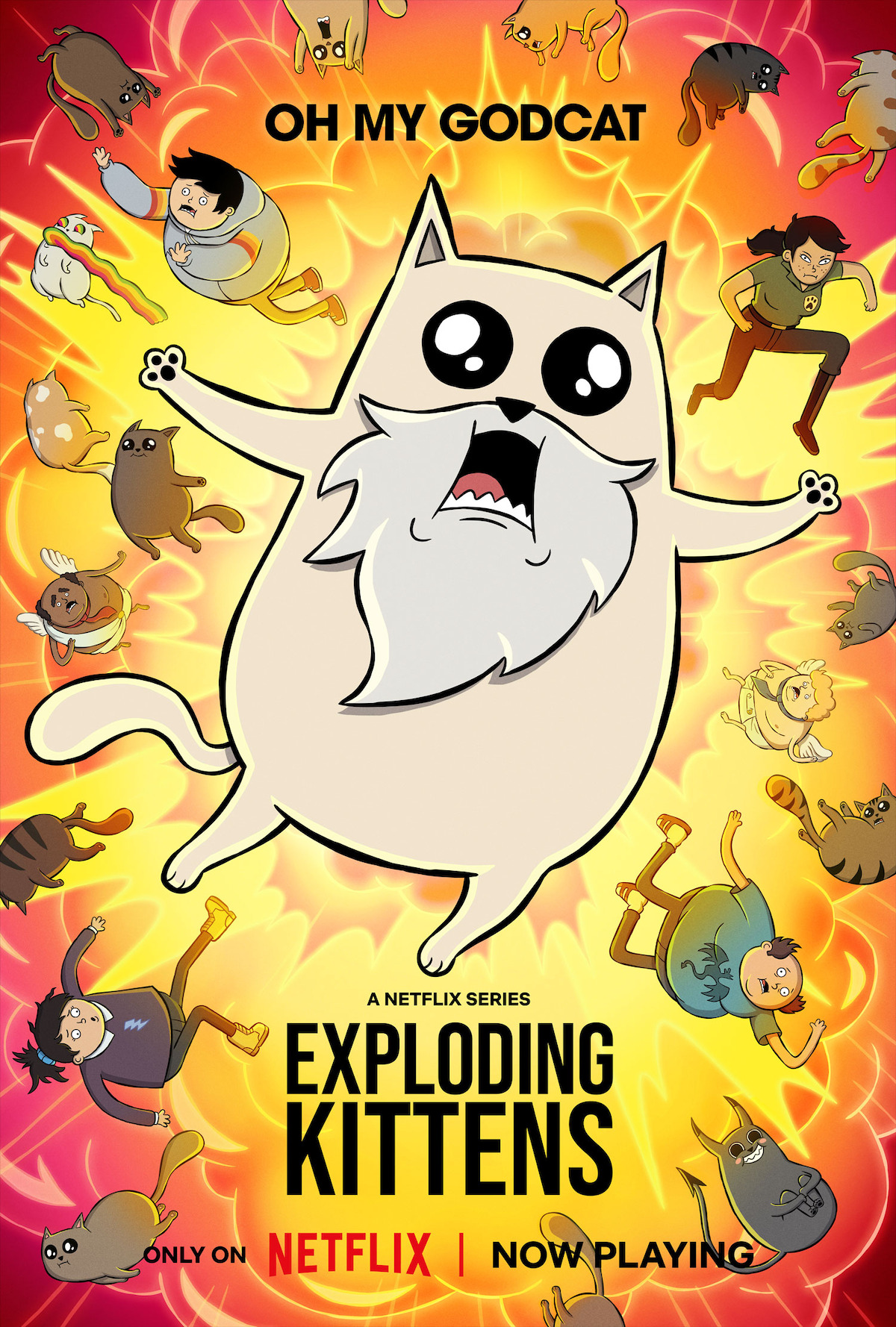 Exploding Kittens Trailer Voice Cast Release Date Tom Ellis And