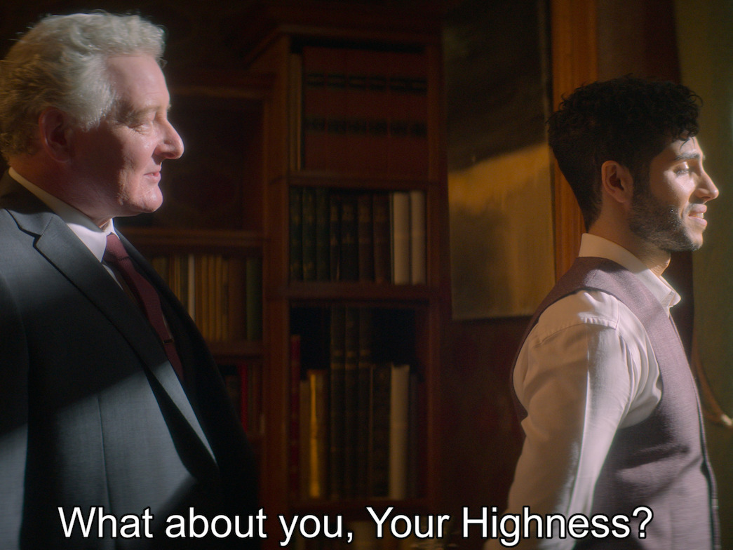 The Royal Treatment MVP is Prince Thomas' Butler, Walter - Netflix Tudum