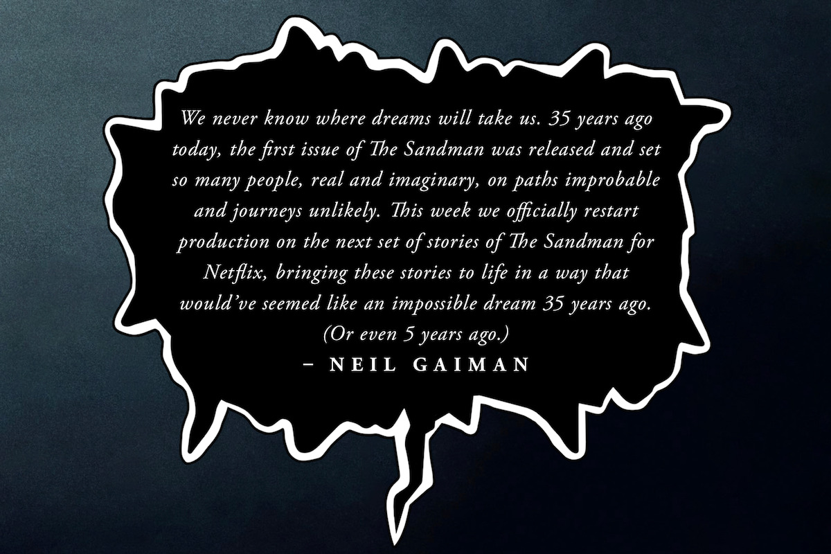 ‘The Sandman’ Season 2 Begins Production and Reveals a Behind the ...