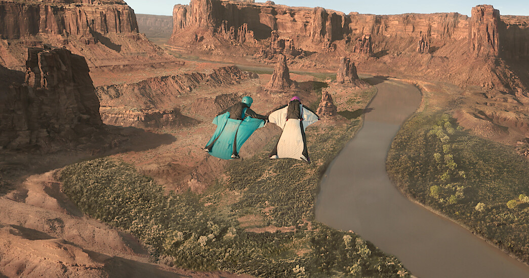 Sonny & Huck Go Flying in Wingsuits | ‘Me Time’ - Netflix Tudum