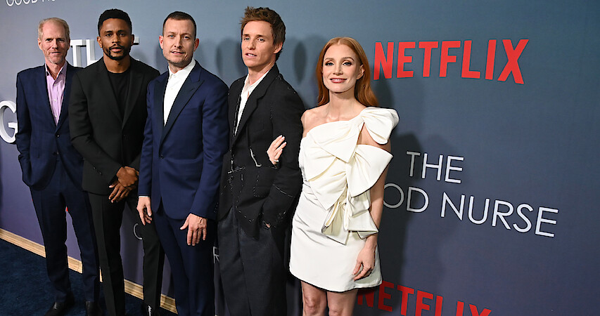 ‘the Good Nurse Cast Ft Jessica Chastain And Eddie Redmayne Netflix