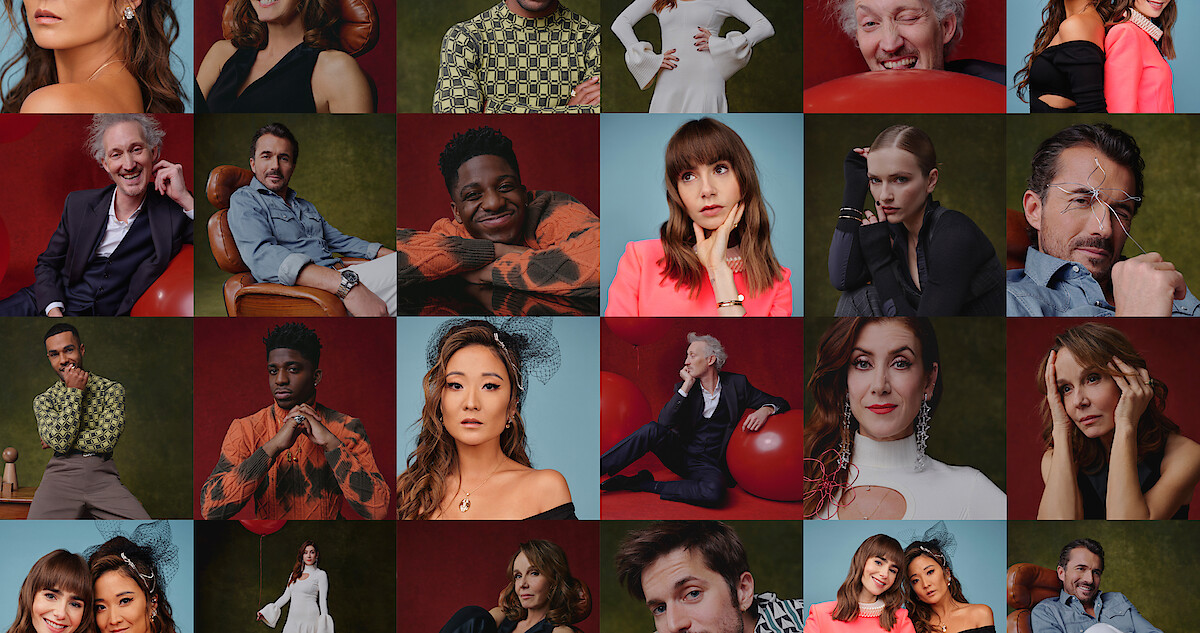 Emily In Paris Cast Photo Shoot Netflix Tudum