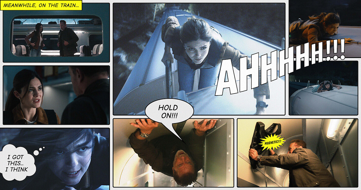 FUBAR Train Stunt Scenes Explained with Arnold Schwarzenegger and ...