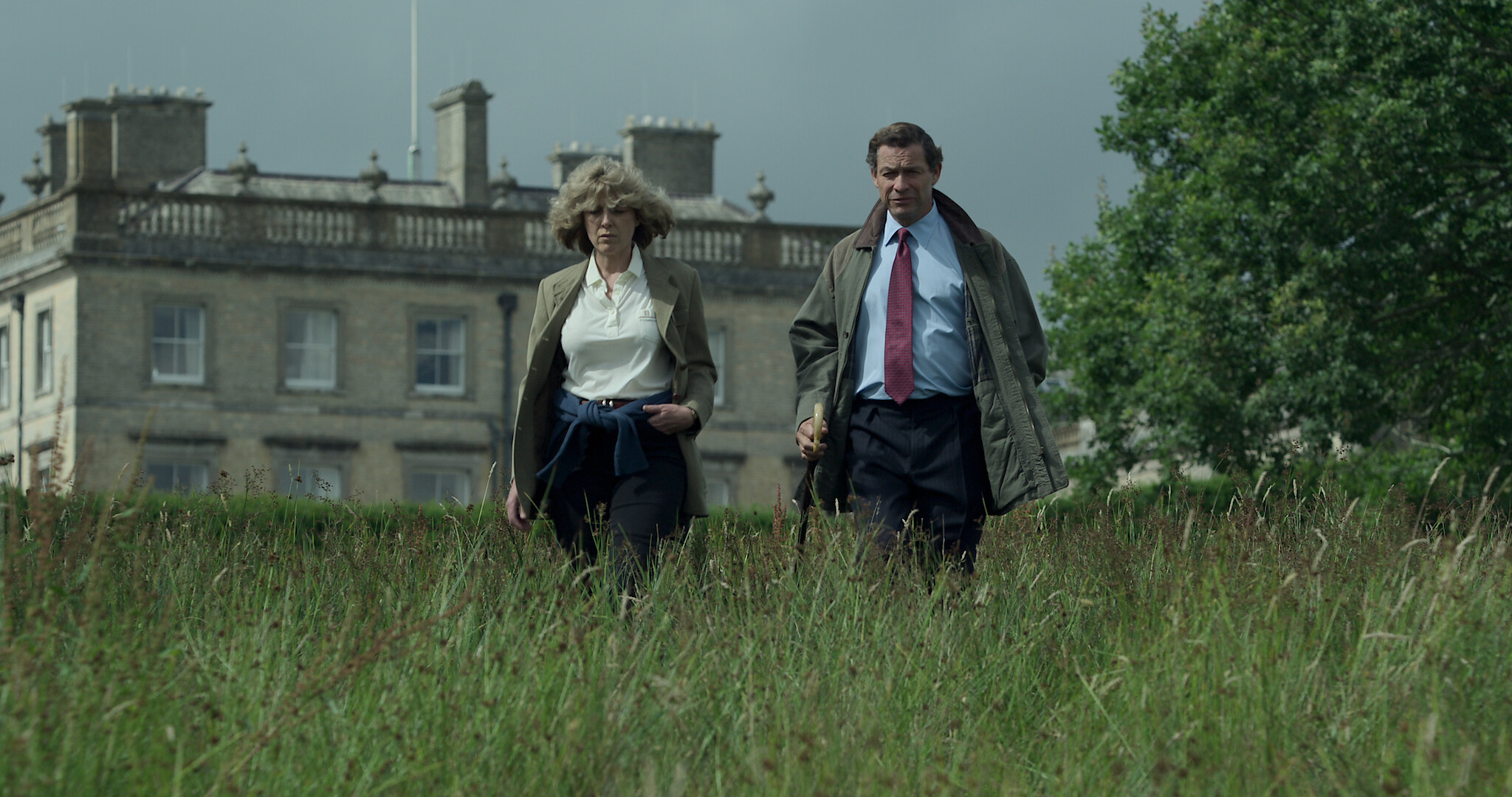 Dominic West Olivia Williams On Charles Camilla The Crown Season 5