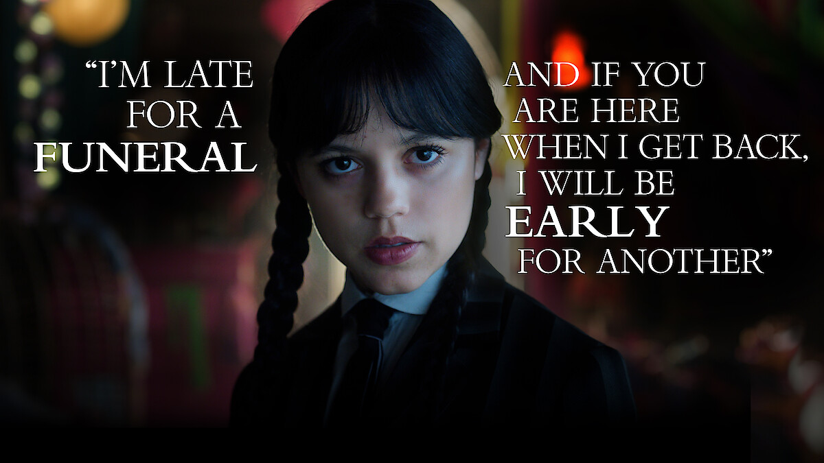 Watch the Best One-Liners from Wednesday Season 2 - Netflix Tudum