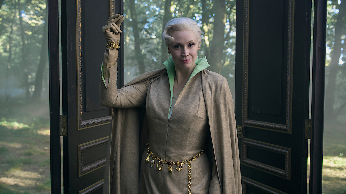 Gwendoline Christie Returns as Principal Weems in Wednesday Season 2 ...