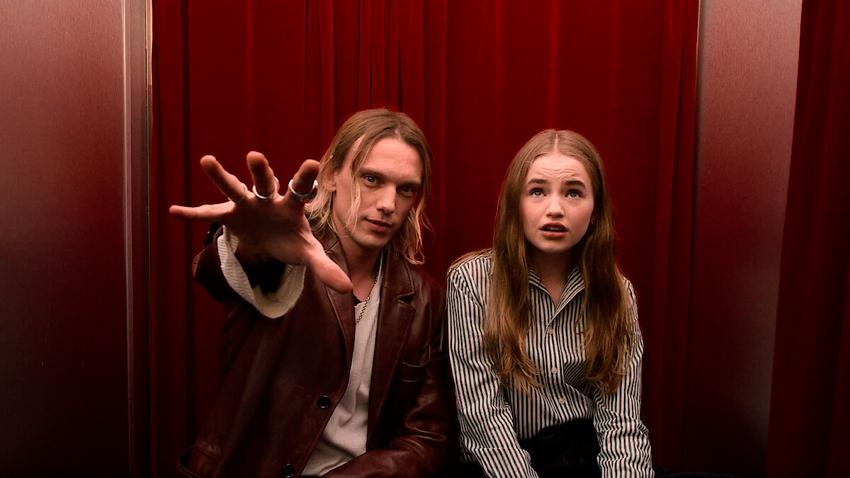 Jamie Campbell Bower and Nell Fisher on Stranger Things Season 5 ...