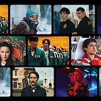 Staggered grid of photography from upcoming international Netflix shows ...