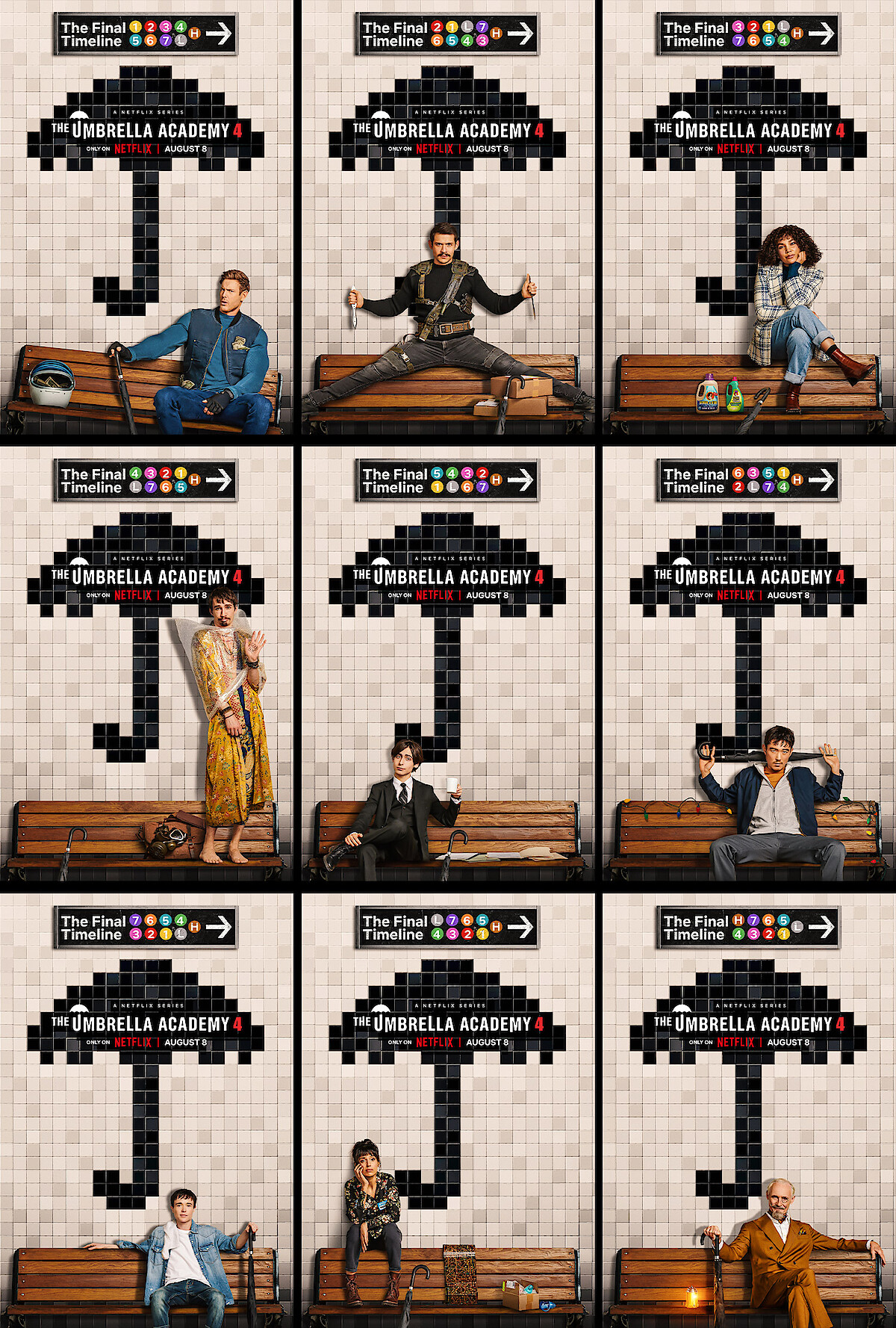 'The Umbrella Academy' Season 4 Character Posters - Netflix Tudum
